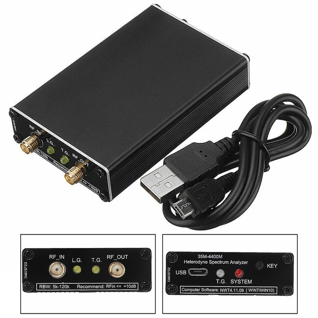 Compact Spectrum Analyzer Ltdz 35 4400m Signal Source Tracking Source Case £72 25 Picclick Uk