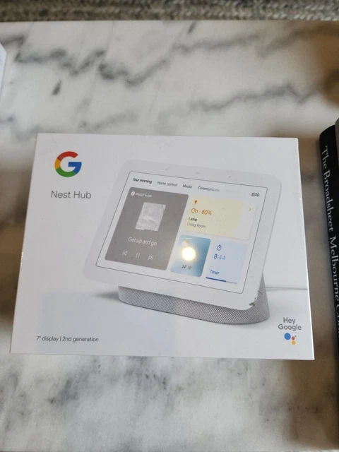 GOOGLE NEST HUB 2nd Gen Smart Home Display 7 inch in charcoal NEW ...