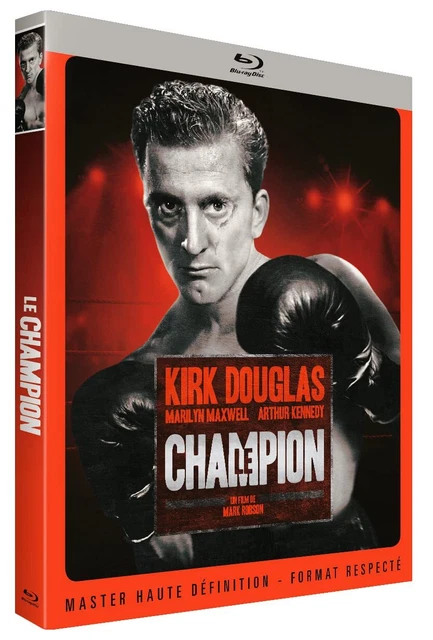 CHAMPION (BLU-RAY) PAUL Stewart Kirk Douglas Marilyn Maxwell Arthur ...