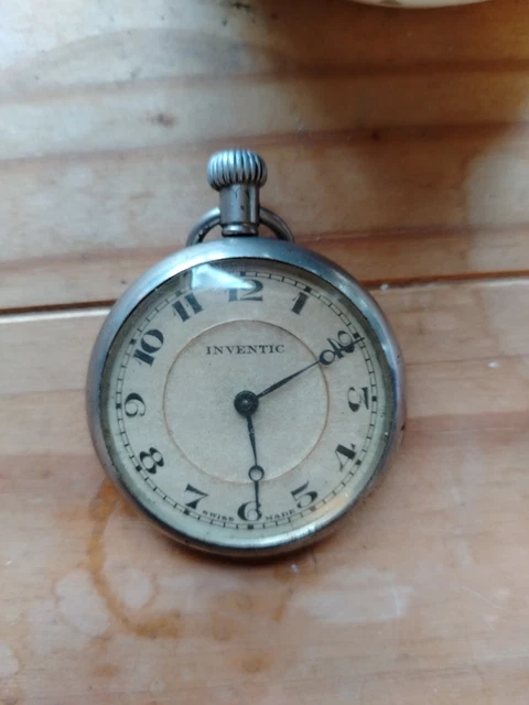 RARE INVENTIC MECHANIC pocket watch 1930's & Rarer it's working! £125. ...