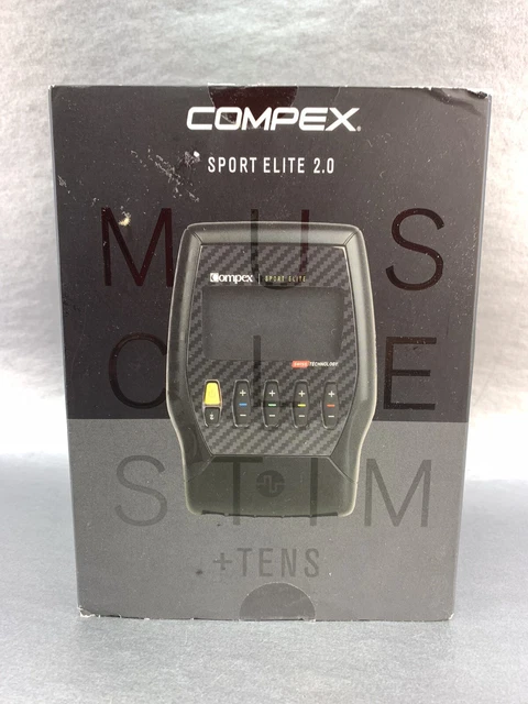 COMPEX SPORT ELITE 2.0 Muscle Stimulator Tens Unit Kit EMS 10 No ...