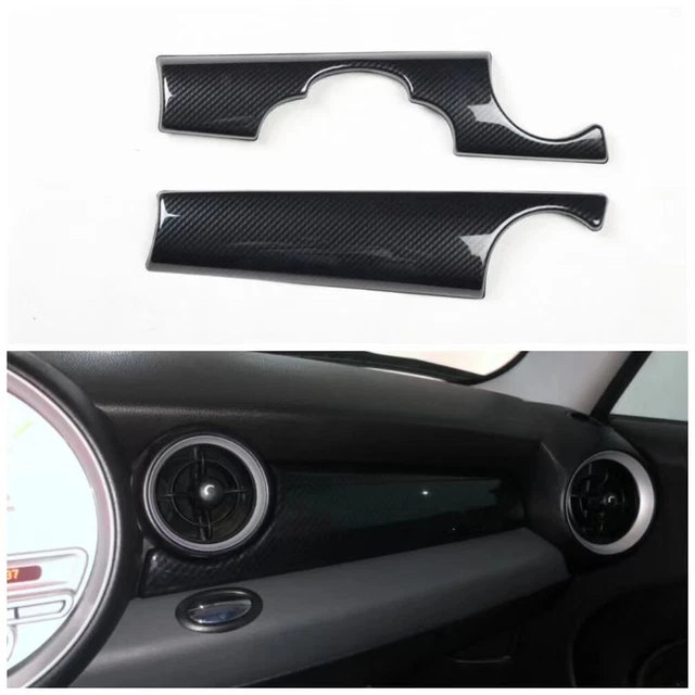 BMW MINI R55, R56, R57, R58, R59 Cooper S JCW Carbon fiber Dash Trim ...