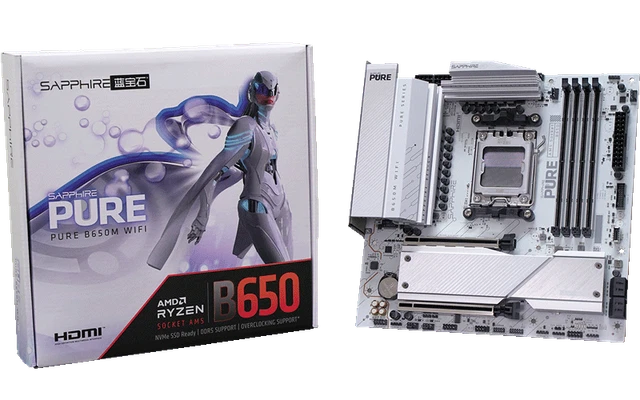 SAPPHIRE PURE POLAR B650M WIFI Motherboard £199.99 - PicClick UK