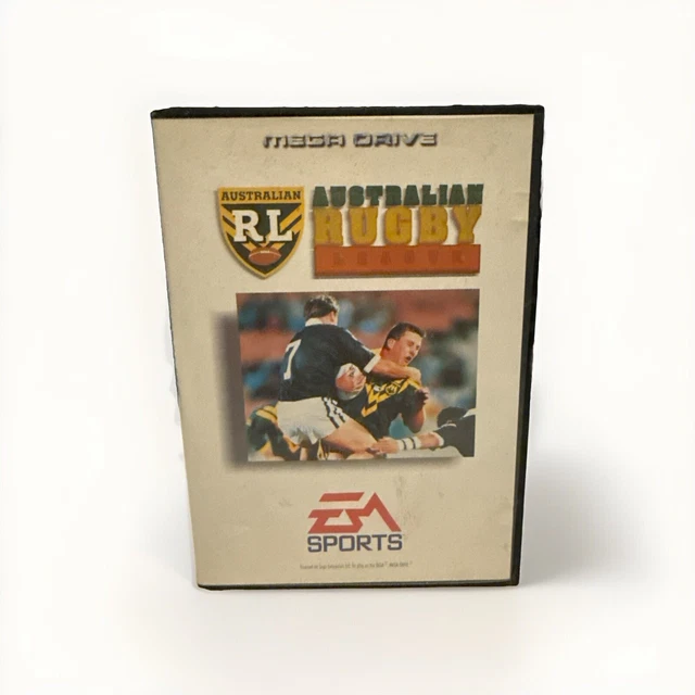 SEGA MEGA DRIVE Australian Rugby League Complete Manual Boxed Tested ...