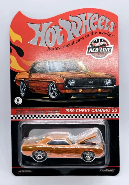 HOT WHEELS RLC 1969 Chevy Camaro SS 2022 Selections Series Red Line ...
