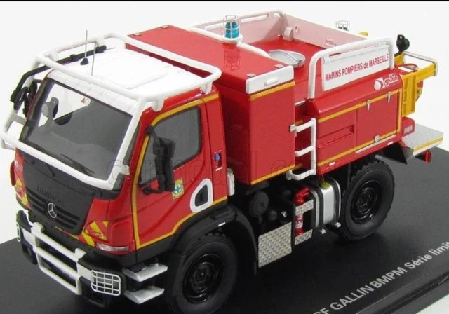 MERCEDES U20 GALLIN Sapeurs Marins Pompiers Pompier Marseille Alerte 1/ ...
