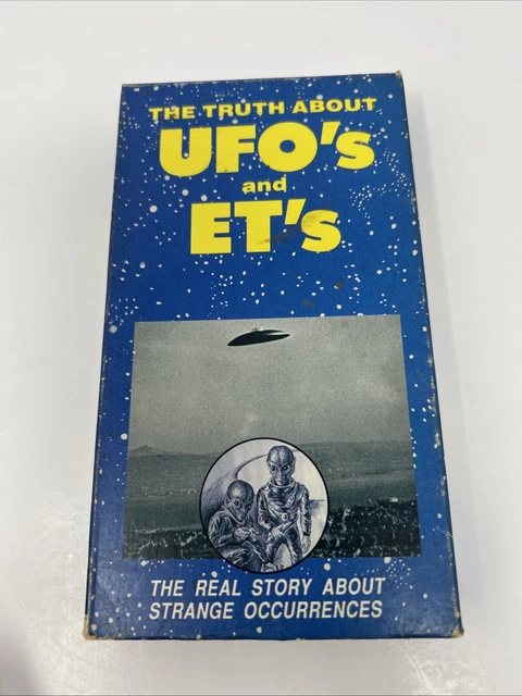THE TRUTH ABOUT UFO's and ET's VHS RARE 1989 Sci Fi Aliens Documentary ...