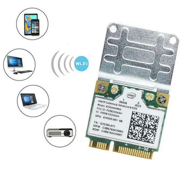 MINI PCIE HALF to Full Size Extension Card Wireless H0T WIFI PCI V5J4 ...