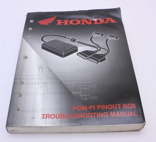 HONDA 84-02 PGM-FI Pinout Box Troubleshooting Manual £16.24 - PicClick UK