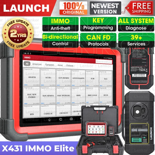 🔥2025 LAUNCH X431 IMMO ELITE X-PROG3 Outil diagnostics Clé Programmier IMMO EUR 1.179,00 ...