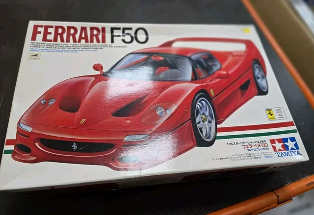 RARE TAMIYA RED Ferrari F50 model car kit pre owned £50.00 - PicClick UK