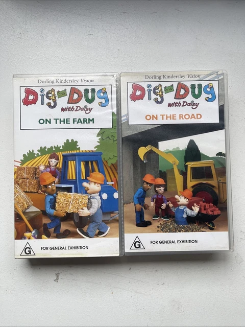 DIG AND DUG With Daisy On The Farm & Road VHS - Video Cassette Vintage ...