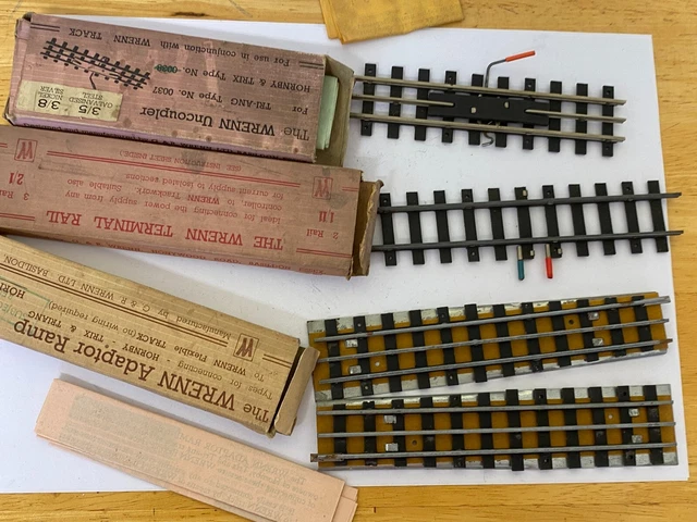 VINTAGE WRENN OO Gauge Uncoupler,Adaptor Ramp And Terminal Rail Track ...