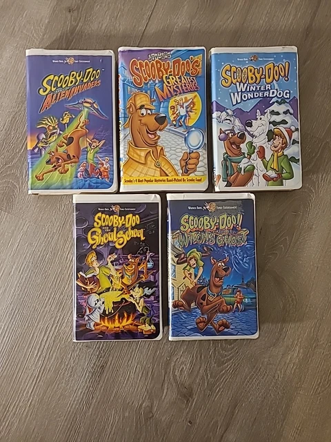 SCOOBY DOO VHS Lot 5 Movies Cartoon Network And Warner Brothers £13.81 ...