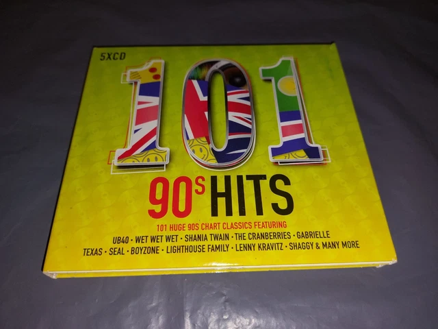 VARIOUS ARTISTS * 101 90's HITS * 5 X CD ALBUM BOXSET EXCELLENT £9.99 ...