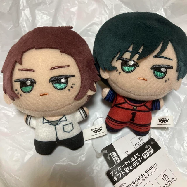 BLUE LOCK RIN Itoshi Sae Itoshi Chibigurumi Plush Doll Mascot Vol.6 Set ...