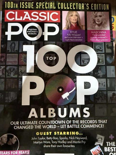 CLASSIC POP MAGAZINE Jan 2026. 100th Issue Special Collector's Edition ...