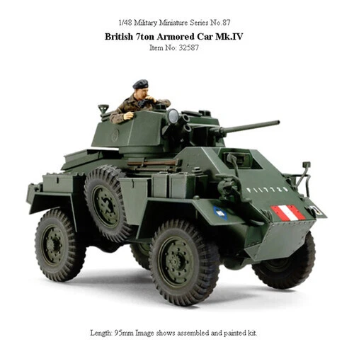 TAMIYA 32587 BRITISH 7 Ton Model Armoured Car Mk.IV 1:48 Scale Model Kit Tamiya $26.99 - PicClick AU