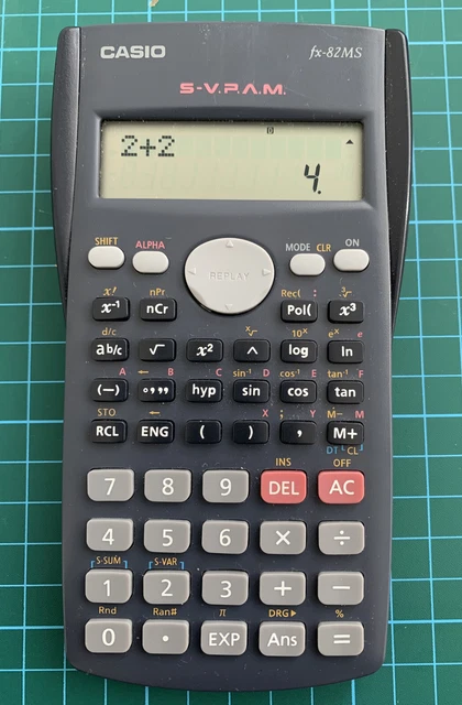 CASIO FX82MS ADVANCED Scientific Calculator for A-Level & Gcse's -2 ...