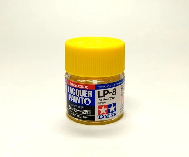 TAMIYA 82108 MODEL Color Lacquer Paint LP-8 Pure Yellow 10ml $13.34 ...