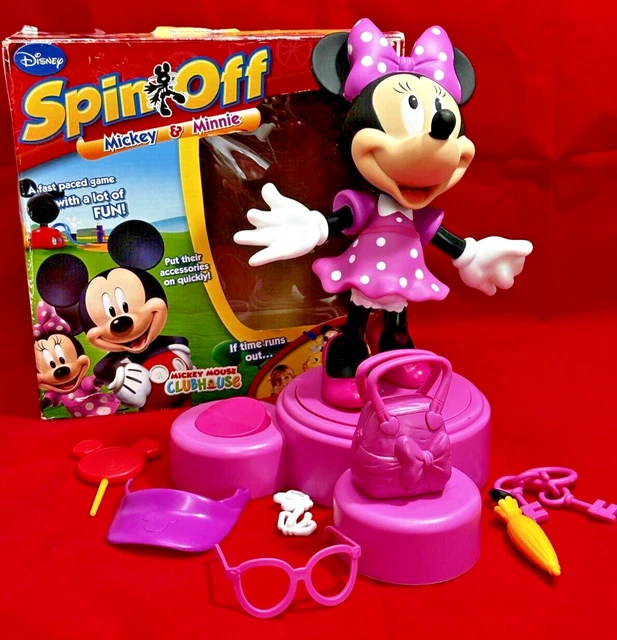 Official Disney Mickey Mouse Clubhouse Minnie Spin Off Game Used Good Cond Eur 2104