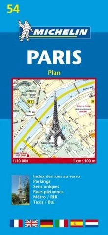 PLAN DE VILLE: Paris, numéro 54 (Michelin Maps) ... | Book | condition ...