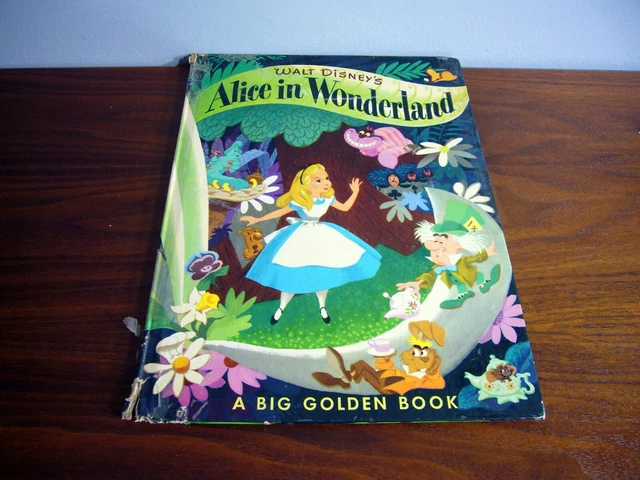 WALT DISNEY'S ALICE in Wonderland : A Big Golden Book, 1951 1st 1 ...