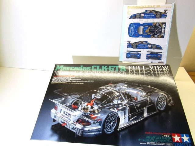 TAMIYA 1:24 SCALE Full-View 'Original Tiele' Mercedes CLK-GTR Model Kit ...