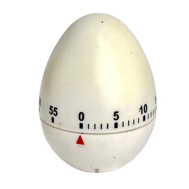 VINTAGE EGG-SHAPED KITCHEN Timer | Mechanical Countdown Timer $5.00 ...