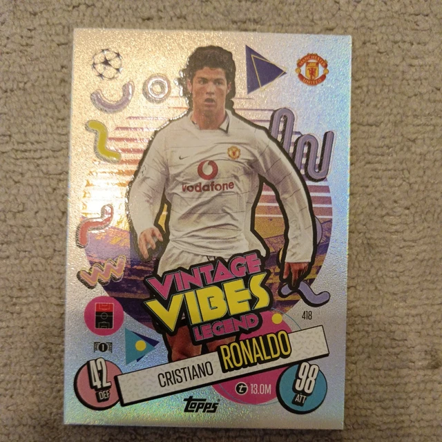 CRISTIANO RONALDO VINTAGE Vibes Legend Match Attax 2024/2025 24/25 # 418 £8.99 - PicClick UK