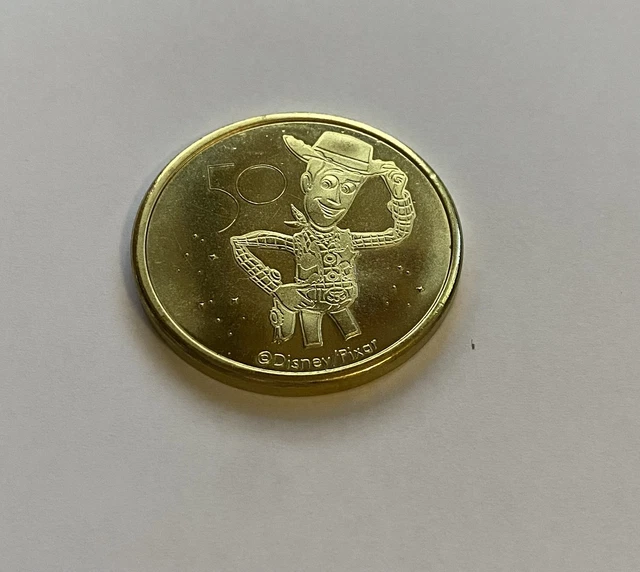 DISNEY PARKS WDW 50th Magical Celebration Toy Story Woody Coin ...