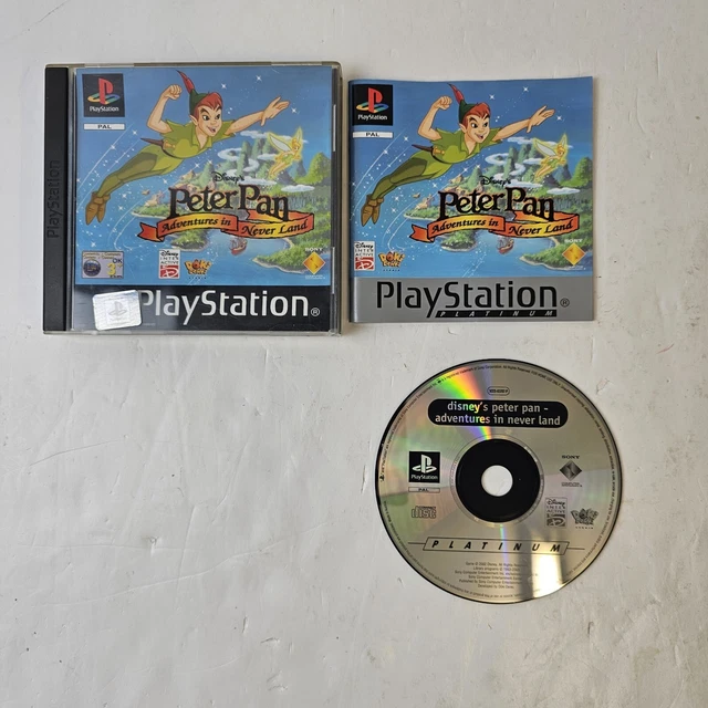 DISNEY'S PETER PAN Adventures In Never Land PlayStation 1 PS1 Platinum ...
