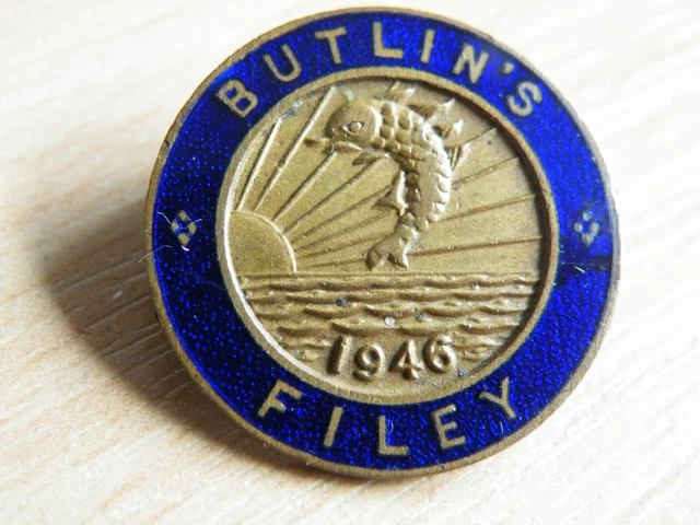 VERY RARE ORIGINAL 1946 Filey Butlins Badge £8.00 - PicClick UK