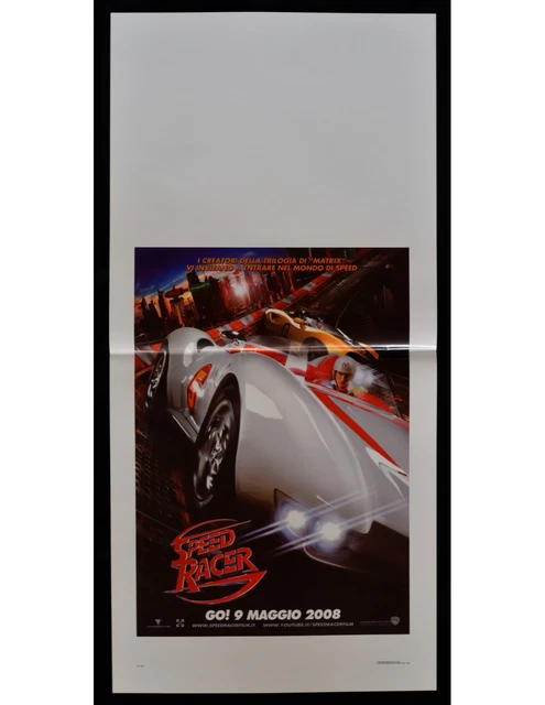 AFFICHE SPEED RACER Voiture De Course Ferrari Grand Prix Formule Un ...