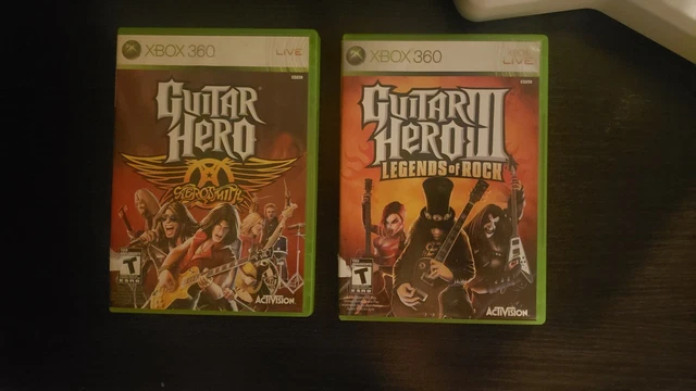 GUITAR HERO XBOX 360 X-Plorer Xplorer Wired Controller RedOctane With 2 ...