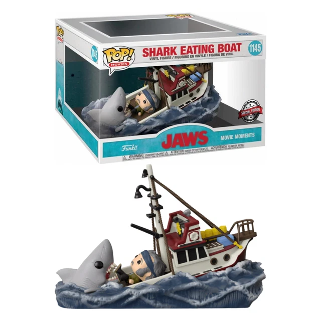 JAWS FUNKO POP Lo Squalo - Shark Eating Boat Limited Edition EUR 99,00 ...