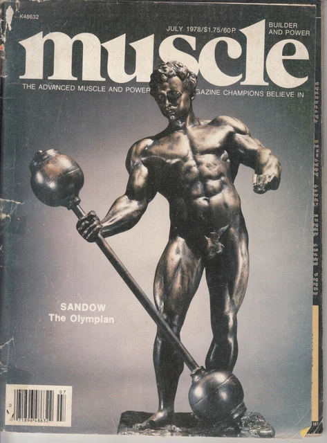 RARE-MUSCLE BUILDER & Power-July 1978-Eugen Sandow-Sergio Oliva-308 ...