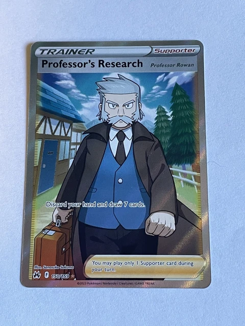 POKÉMON TCG PROFESSOR'S Research (Full Art) Crown Zenith 150/159 Ultra ...