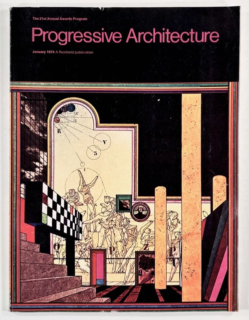 1974 JAN PROGRESSIVE ARCHITECTURE Awards SHOPPING CENTER Federal ...