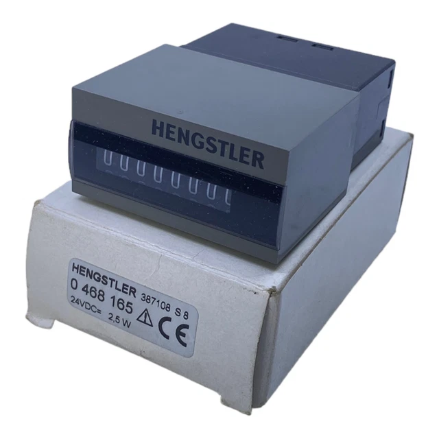 HENGSTLER 0468165 COMPTEUR-TOTALISATEUR 24V Dc = 2,5 W EUR 130,08 - PicClick FR