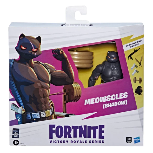 HASBRO FORTNITE VICTORY Royale Series Meowscles Shadow Deluxe Pack ...