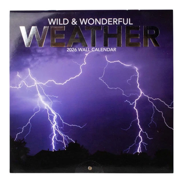 TURNER LICENSING, Wild & Wonderful Weather 2026 Mini Wall Calendar, 7 ...