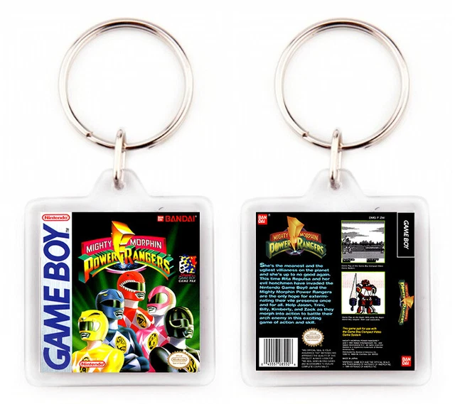POWER RANGERS MIGHTY Morphin Game Boy Nintendo Keyring $4.88 - PicClick AU