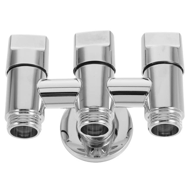 SHOWER DIVERTER TOILET Bidet Attachment Bathroom Fittings Angle Stop ...