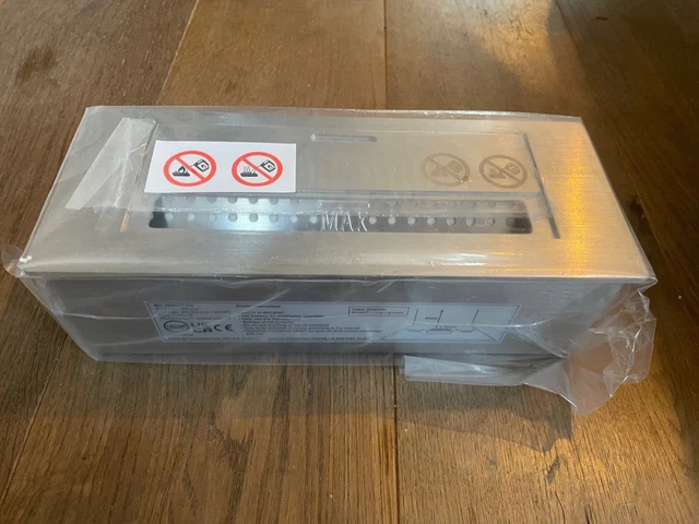 BIO ETHANOL FIREBOX Burner by Adam steel 1.5L capacity BNIB £120RRP £78 ...
