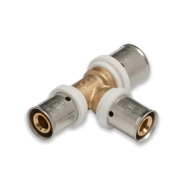 PRESSFITTING COMPUESTO DE Aluminio Pieza en T Reducido 20 x 2 - 16 Th ...