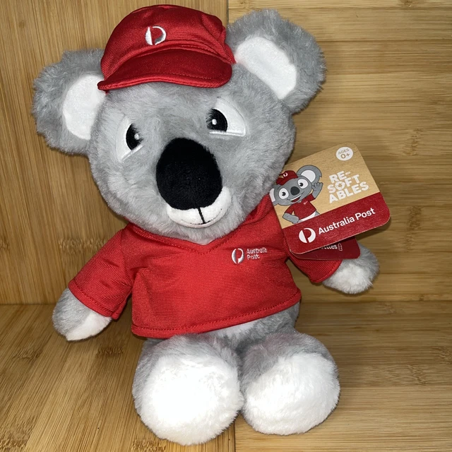 AUSTRALIA POST PLUSH Toy Koala 35cm Re-Softables Pip the Koala 100% ...