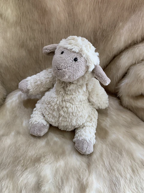 VINTAGE JELLYCAT FUDDLES Lamb Sheep Soft Toy - Retired 2011 - Small 7 ...