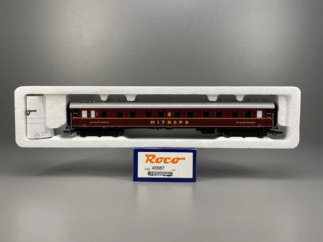 H0 ROCO SCHLAFWAGEN Mitropa 45687 AC NEM OVP / 3 E 094 EUR 42,31 ...