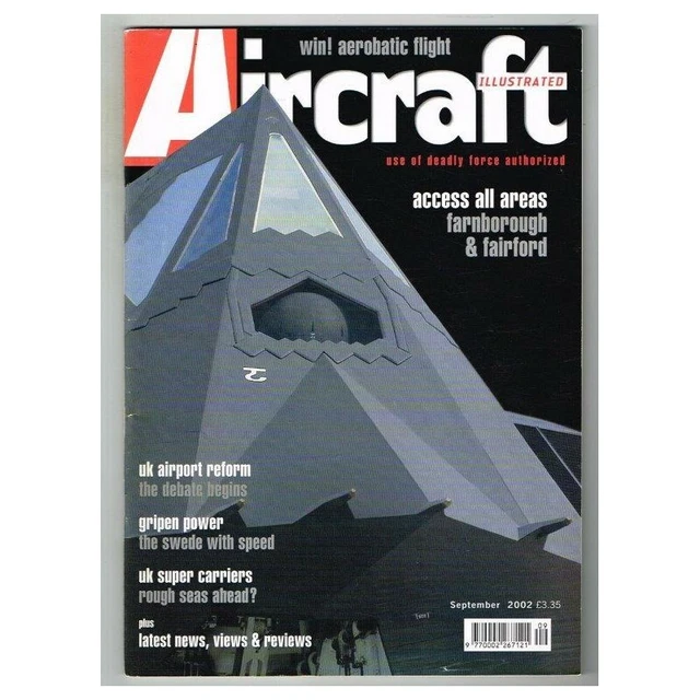 AIRCRAFT ILLUSTRATED MAGAZINE September 2002 mbox172 Access All Areas £ ...